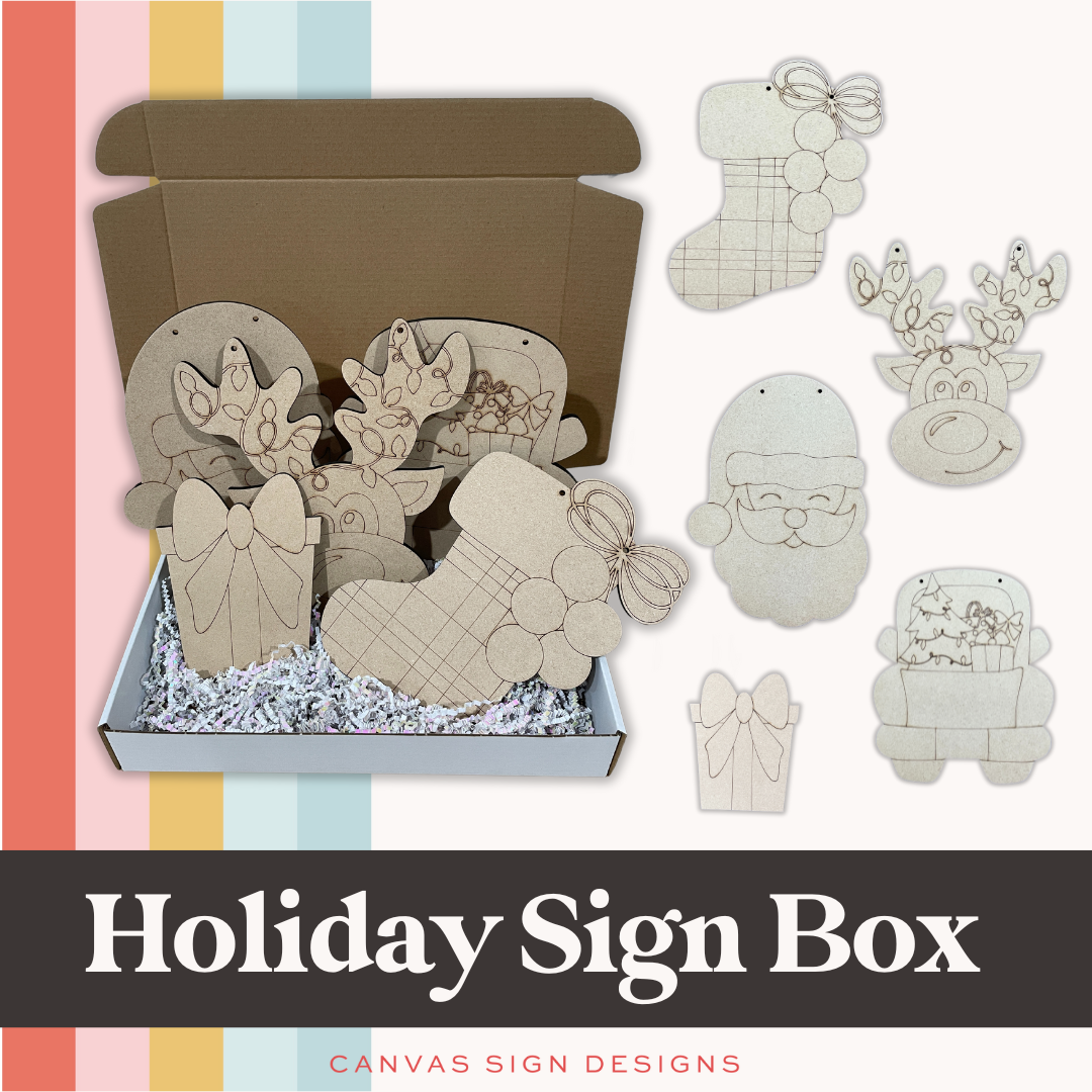 Holiday Sign Box – Canvas Sign Designs