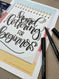 Hand Lettering for Beginners Workbook – Canvas Sign Designs
