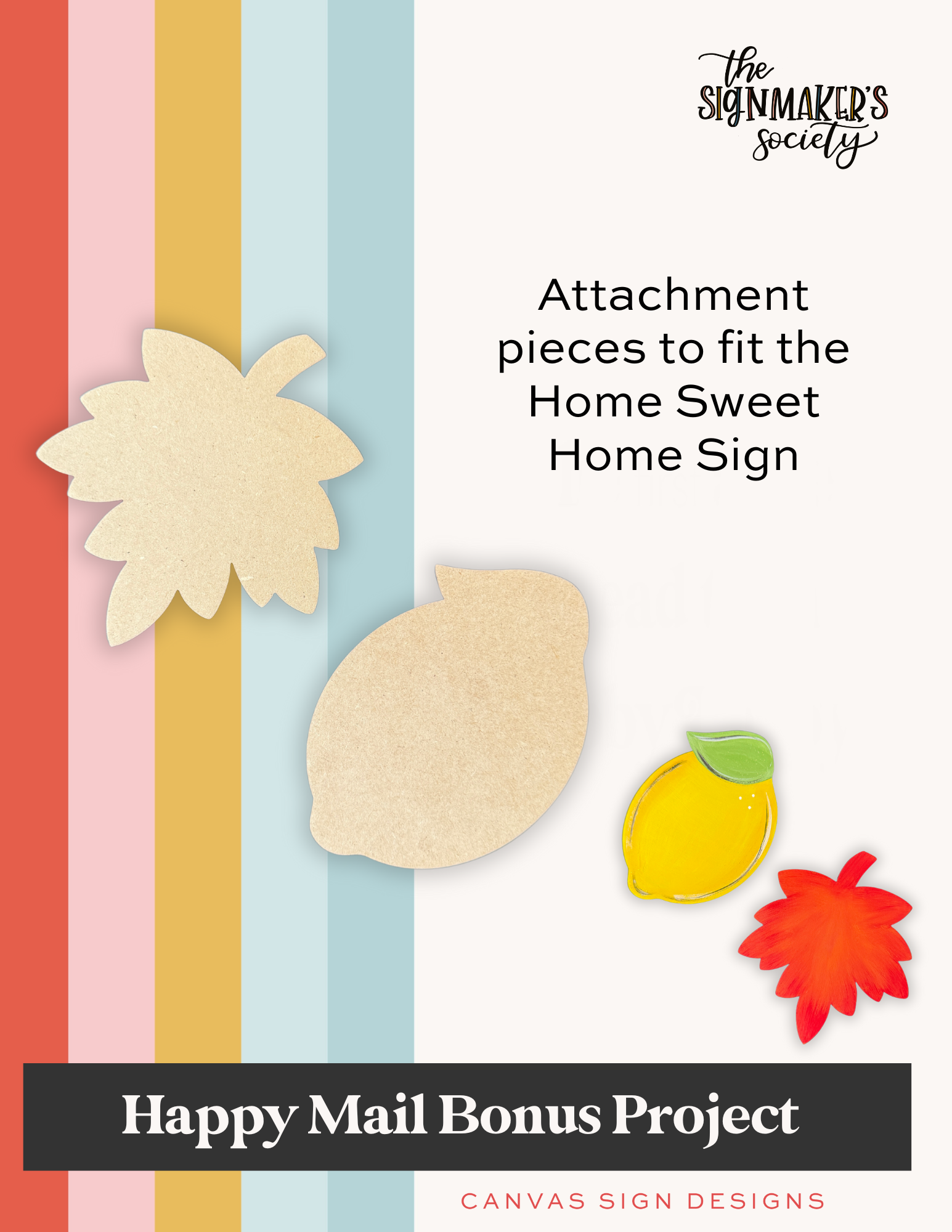 July 2025 Lemon & Leaf Attachments - Happy Mail Project Kit – Canvas ...