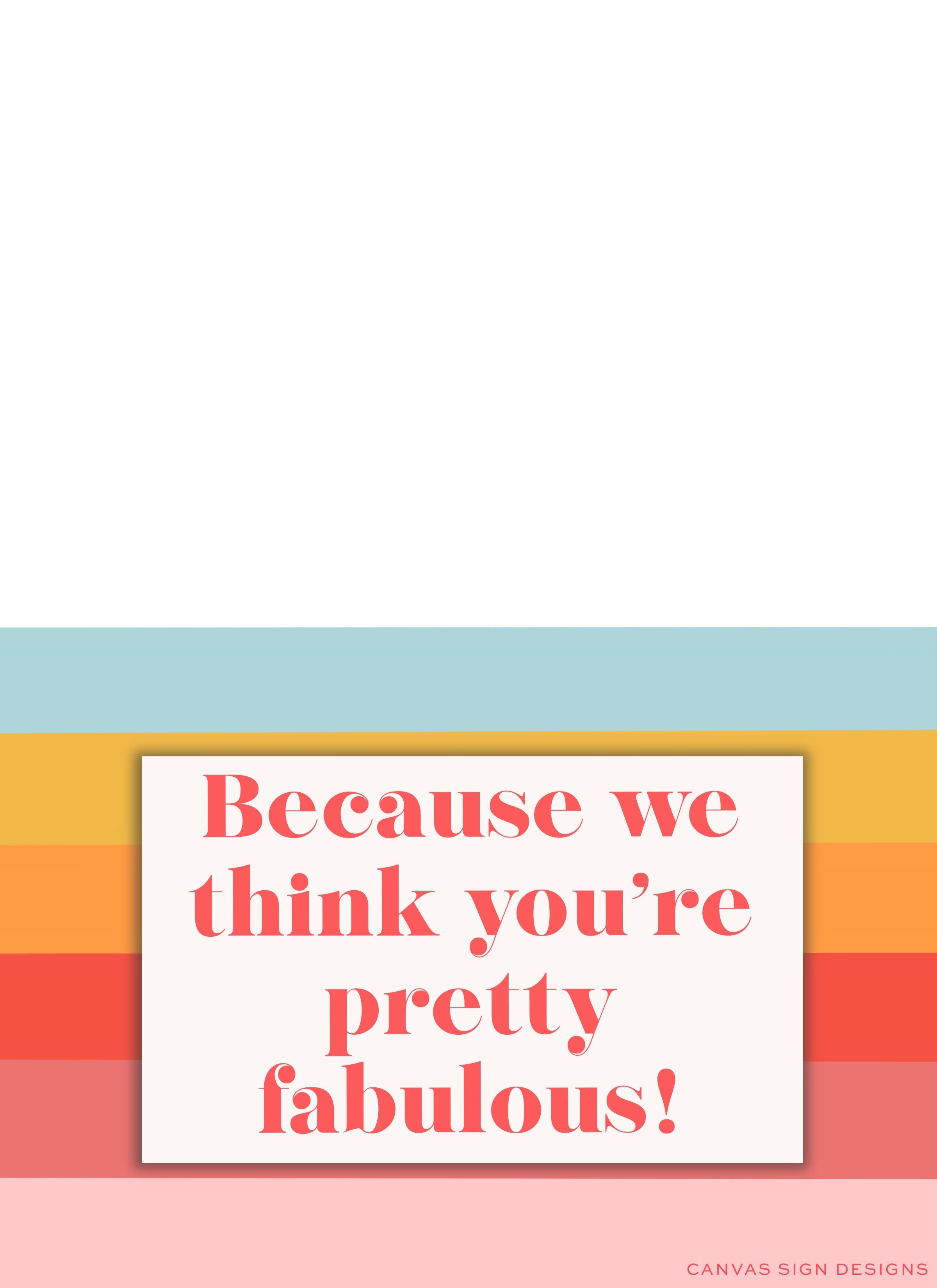 Canvas Sign Designs Gift Card